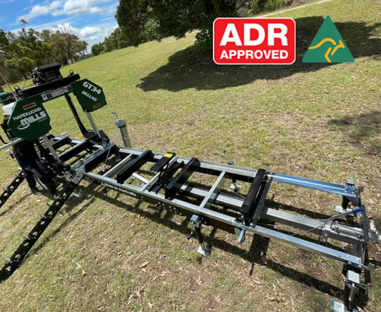 Australian Made GT34 Deluxe Portable Sawmill Trailer - Hardwood Mills