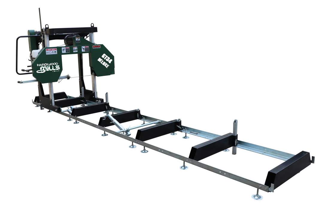 GT34 Deluxe Portable Sawmill - Ground Model - Hardwood Mills
